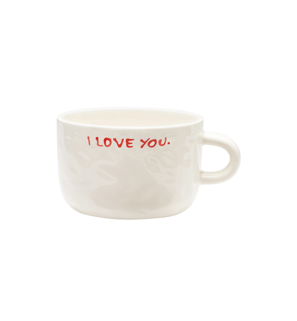 Anna + Nina 'I love you' Cappuccino Mug – La Gent