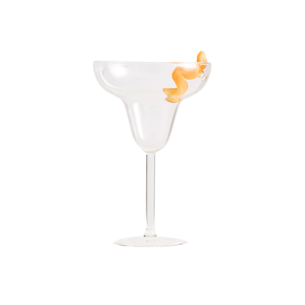 Maison Balzac Le Twist Cocktail Glass Opaque Yellow/White – La Gent