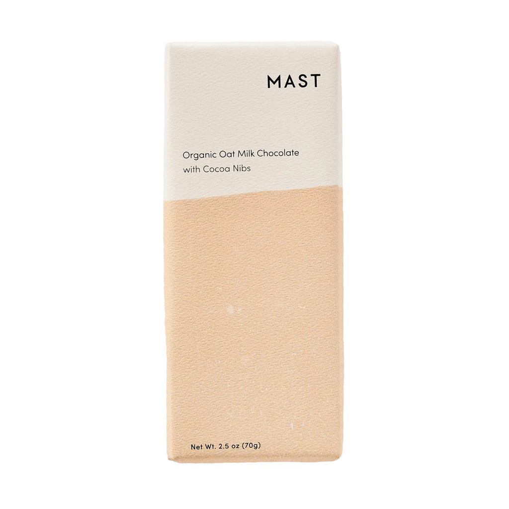 Mast Organic Oat Milk Chocolate with Cocoa Nibs – La Gent
