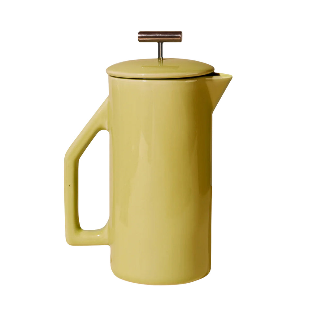 YIELD Chartreuse Ceramic French Press – La Gent